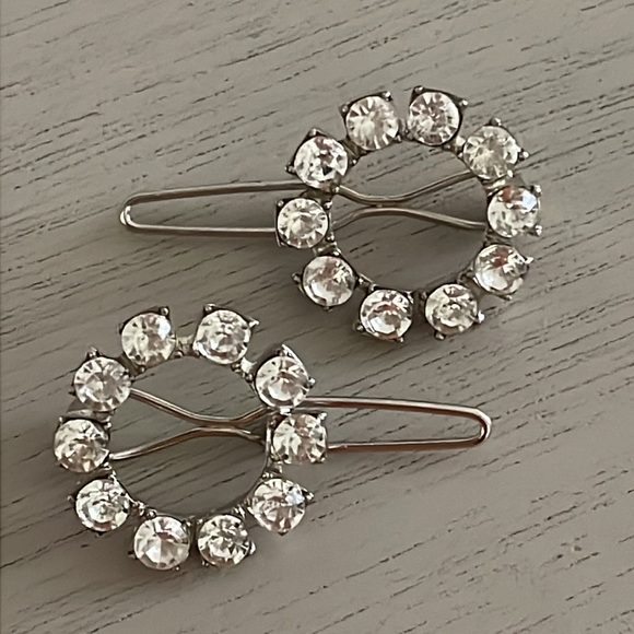 Accessories | Rhinestone Hair Clips Pair | Poshmark